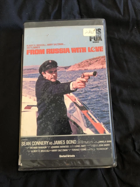 JAMES BOND 007 "From Russia With Love" VHS Tape 1983 CBS/Fox 201124 $6. ...