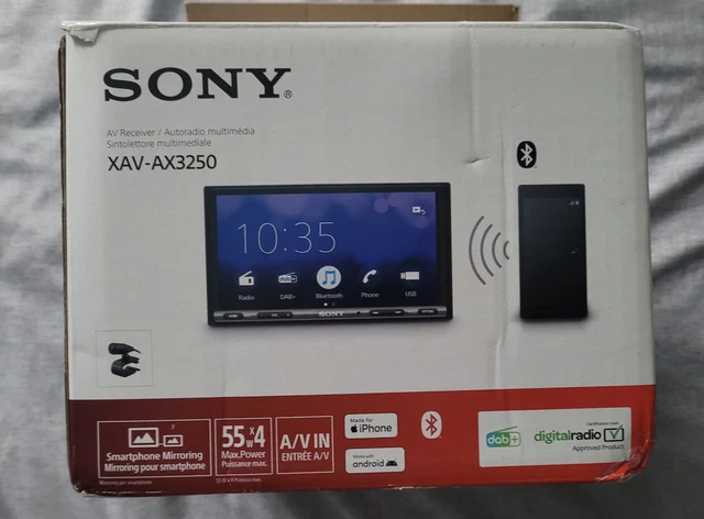 SONY XAV-AX3250 7'' Car Media Receiver with CarPlay & Android Auto £208 ...