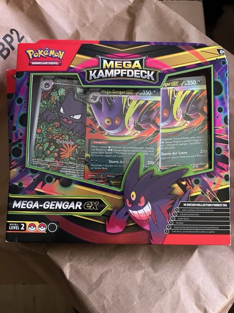 POKEMON TCG MEGA Kampfdeck Mega-Gengar ex Deutsch - NEU & OVP EUR 25,00 ...