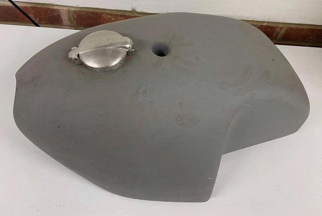 BSA A 10 Fibreglass CAFE RACER Petrol Tank WITH MONZA Alloy Flip Top ...