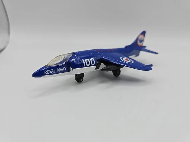 MATCHBOX SKYBUSTERS ROYAL Navy Harrier 100 Blue 1980 SB27 12.5cm £4.88 ...