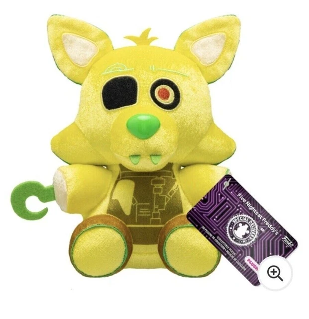 Five Nights At Freddys Fnaf Radioactive Foxy Funko Plush Yellow £2199 Picclick Uk
