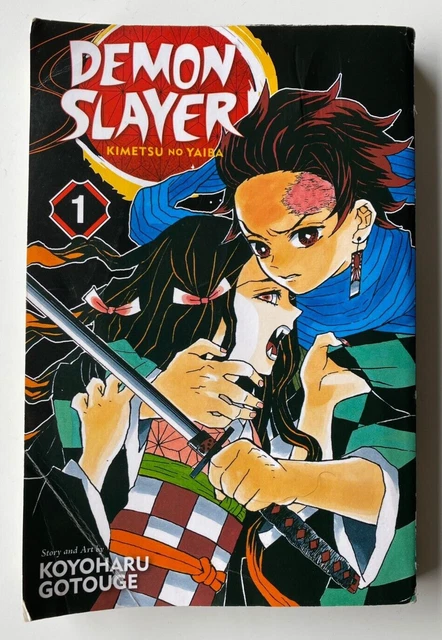 DEMON SLAYER KIMETSU No Yaiba Vol 1 Koyoharu Gotouge Japanese Manga ...