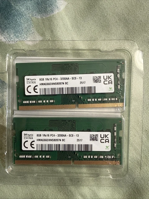 DDR4 3200MHZ SODIMM laptop memory ram 16gb (8x2) $90.00 - PicClick CA