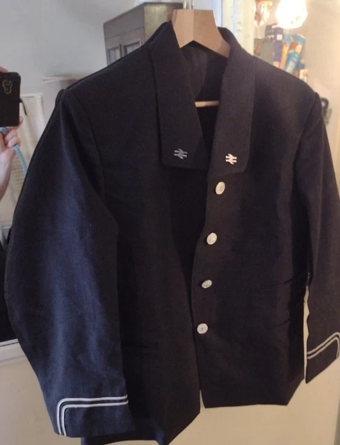 BRITISH RAIL JACKET 1980's Genuine Uniform. Used. Size CO7C. £60.00 ...