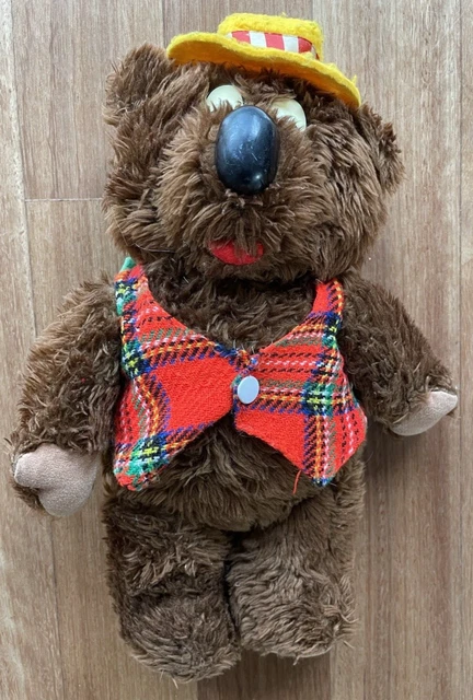 VINTAGE RETRO 1960'S Humphrey B Bear Plush Stuffed Soft Toy 35cm $22.00 ...