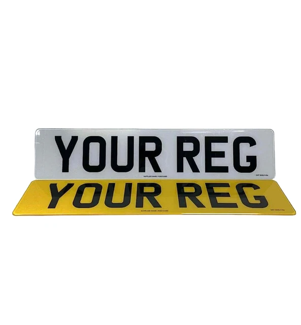 PREMIUM NUMBER PLATES - 2D/3D/4D - Car/Van/Trailer 100% ROAD / MOT ...