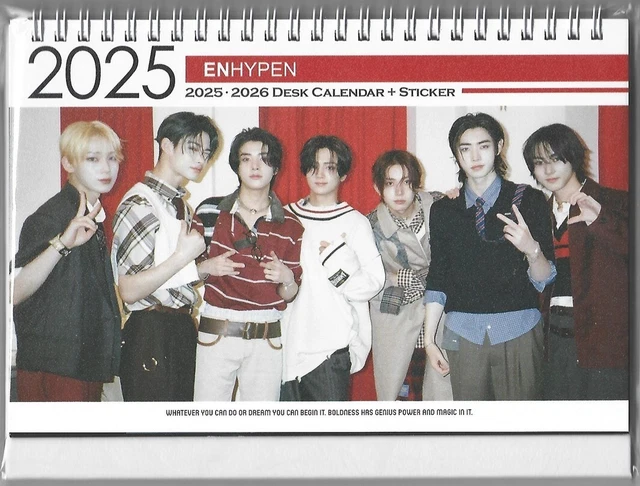 ENHYPEN PHOTO CALENDAR 2025 & 2026 K-POP 2024.11 $42.00 - PicClick AU