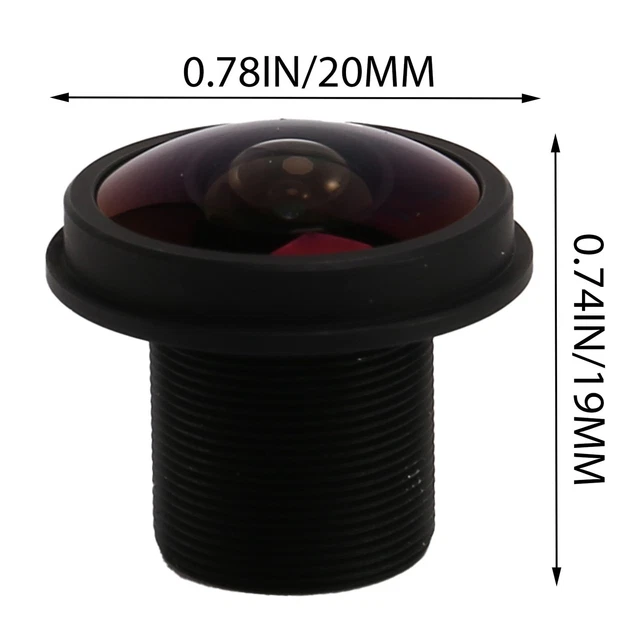 2X( FISHEYE CCTV lens 5MP 1.8mm M12x0.5 mount 1/2.5 F2.0 180 degree ...