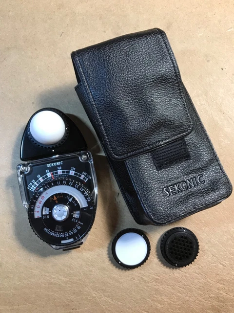 SEKONIC L-398 MISURATORE di luce studio deluxe testato funzionante EUR ...
