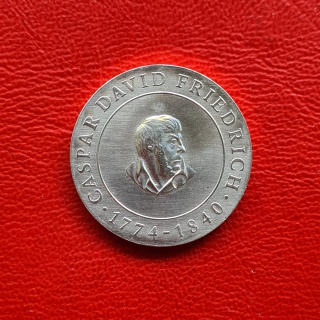 10 MARCO RDA 1974 St / Caspar David Friedrich / Solo 75.000 Ex ! Km#52 ...