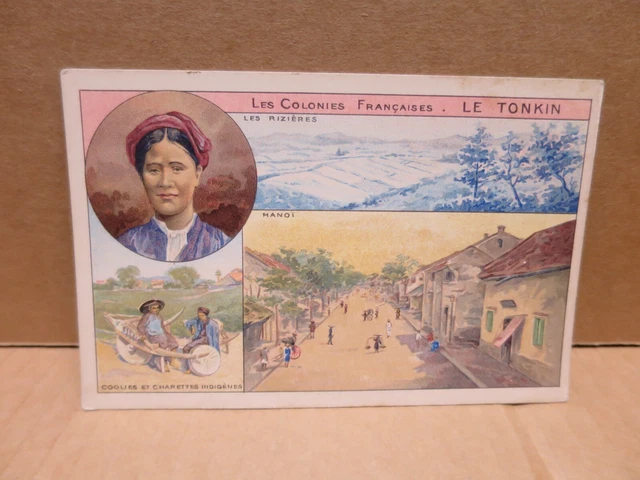 LES COLONIES FRANÇAISES carte illustrée LE TONKIN Hanoi EUR 7,00 ...