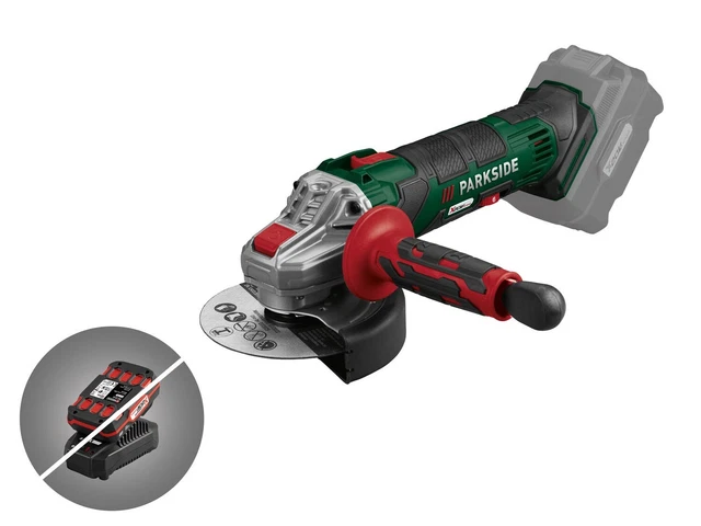 PARKSIDE MEULEUSE D'ANGLE sans fil PWSA 20-Li D4, 20 V Mallette de rangement EUR 74,98 - PicClick DE