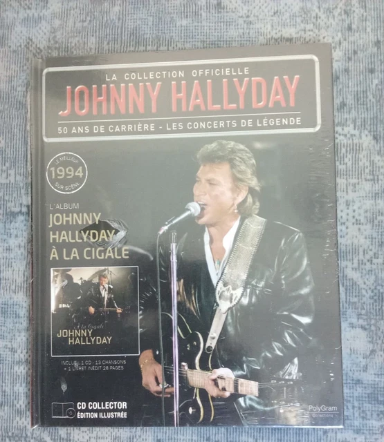 JOHNNY HALLYDAY livret cd la collection officiel live cd 1994 EUR 6,50 ...