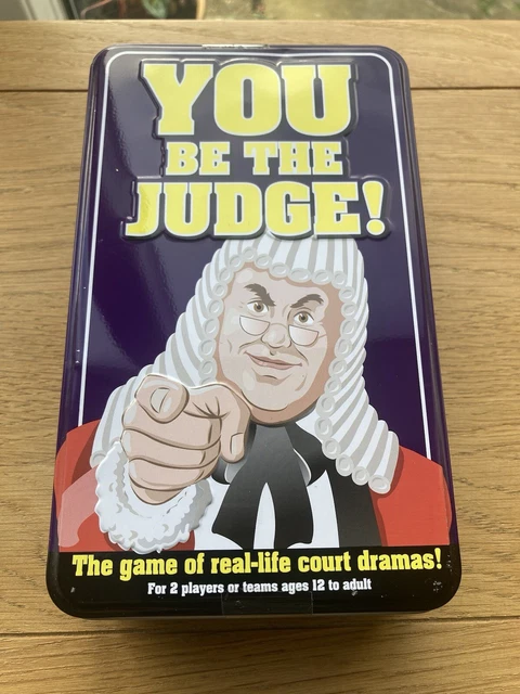 YOU BE THE Judge! The Game Of Real-Life Court Dramas - 2 Players/Teams ...