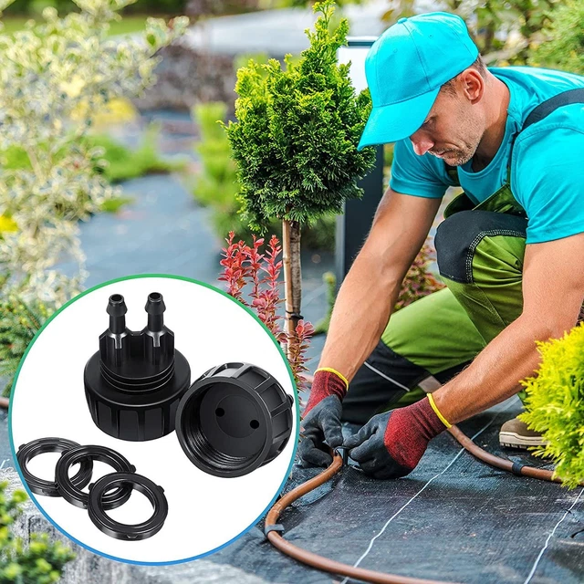 SYSTEMS DRIP IRRIGATION Tubing Water Drip Hose Adapter Connectors with ...