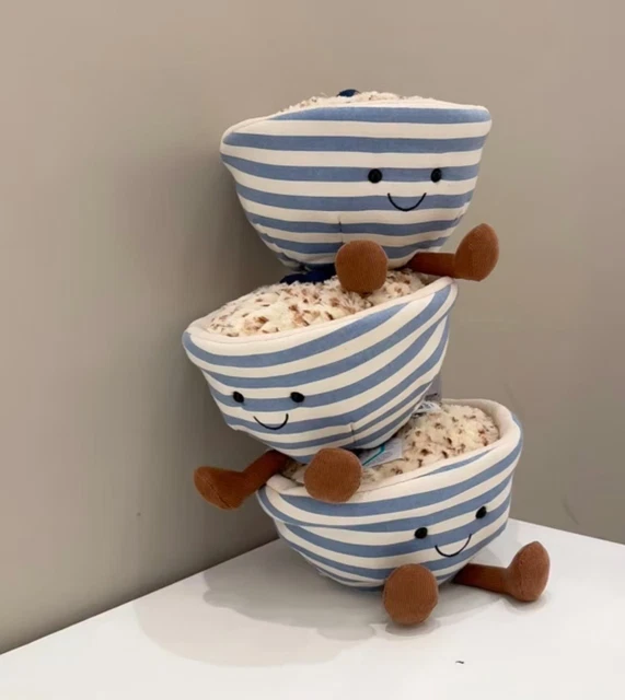 JELLYCAT AMUSEABLES OATS BNWT,Porridge Oats,Blueberries Oatmeal with ...