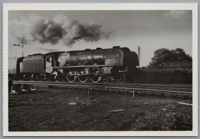 STEAM LOCOMOTIVE 46228 Duchess of Ruthland Train Railway Postcard EUR 4 ...