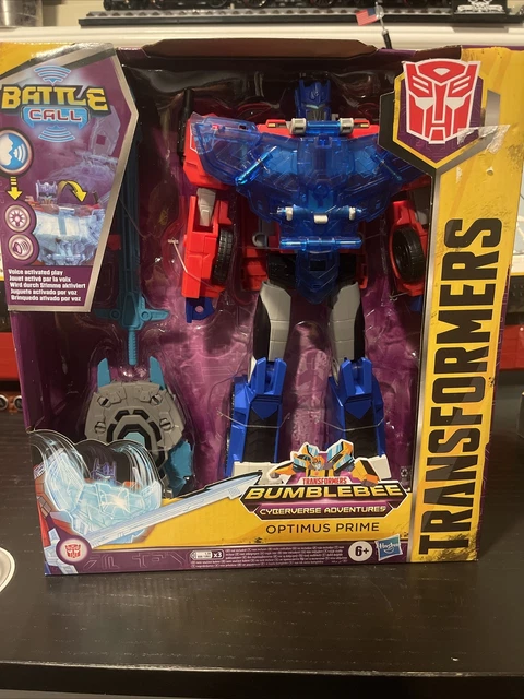 TRANSFORMERS BUMBLEBEE CYBERVERSE Adventures Optimus Prime Figure W ...