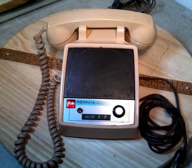 RARE VINTAGE remote tone remote control telephone ITT REM-CON-747-80 £ ...