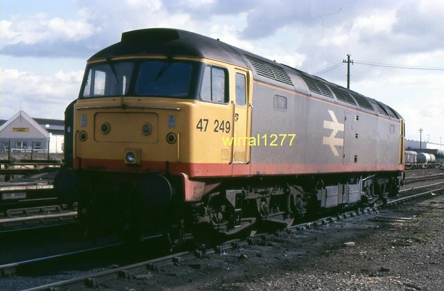 ORIGINAL RAILWAY SLIDE Class 47 47249 at Eastleigh £2.99 - PicClick UK