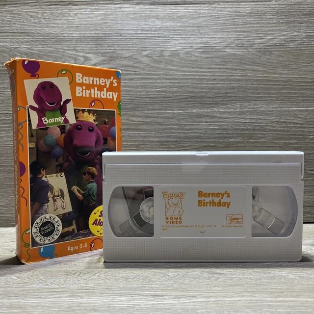 BARNEY - BARNEYS Birthday (VHS, 1992) EUR 8,22 - PicClick FR
