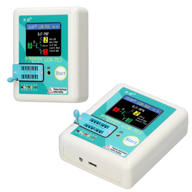 TRANSISTOR TESTER VOLTAGE Regulator Diode PNP Bipolar Transistor Tester ...