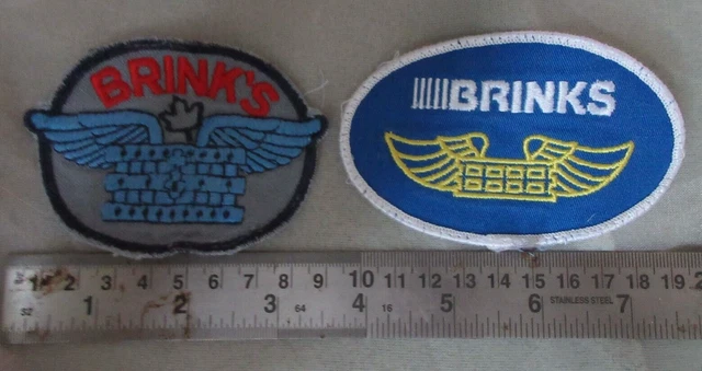 2 ORIGINAL BRINKS Patches Armored Truck Security Employee Car Patch Armoured $17.10 - PicClick CA