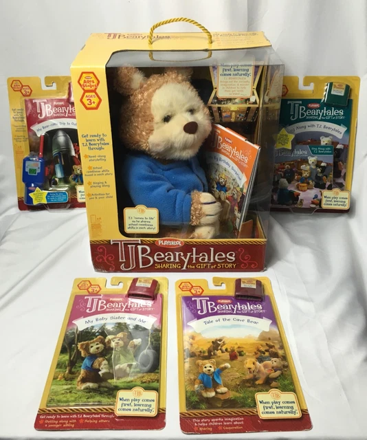 PLAYSKOOL TJ BEARYTALES Interactive Talking Bear (with 5 books) £649.99 ...