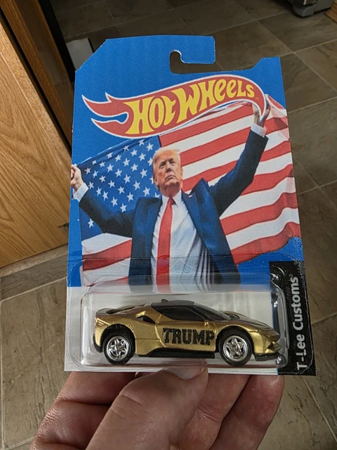 HOT WHEELS FERRARI SF90 Stradale CUSTOM DONALD TRUMP REAL RIDERS. $69. ...