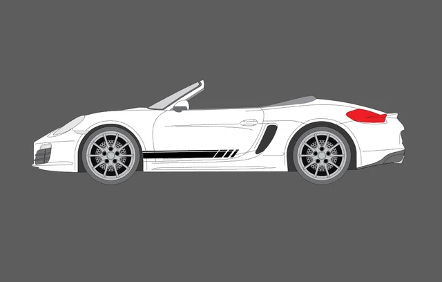 FITS PORSCHE BOXSTER Cayman (981) Side stripes Decal Sticker Set. (S ...