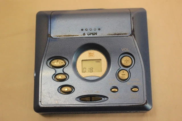 SONY MD WALKMAN Mz-E300 Portable Minidisc Player Blue No Accessories £ ...