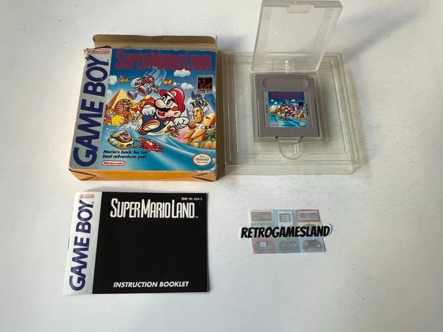 RARE ! &GREEN Screen Variation" Super Mario Land - USA - GAMEBOY GB ...