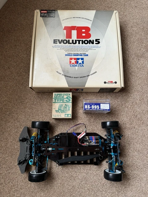 TAMIYA TB EVOLUTION 5 Ltd Edition New Build Type-S Motor Sanwa Servo ...