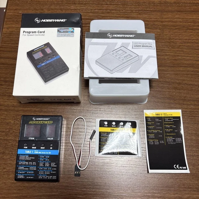 HOBBY WING PROGRAM Card £83.33 - PicClick UK