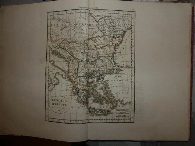 1825 ATLAS MAP Delamarche Turkey of Europe 1825 £9.00 - PicClick UK