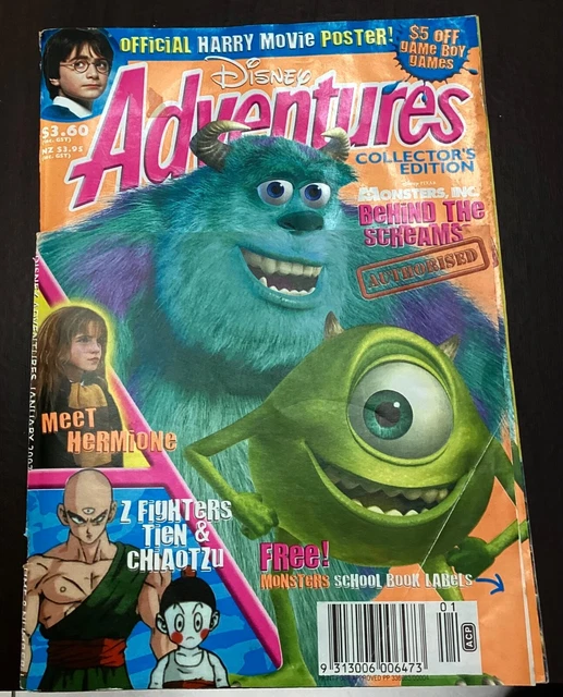 DISNEY ADVENTURES MAGAZINE, Volume 9 #1, January 2002 $6.00 - PicClick AU