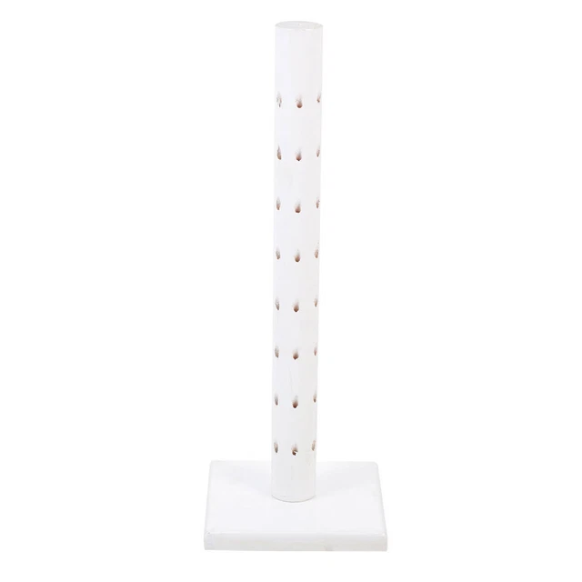 SUPPORTO PER LECCA-LEGNA legno bianco display torta stand espositivo ...