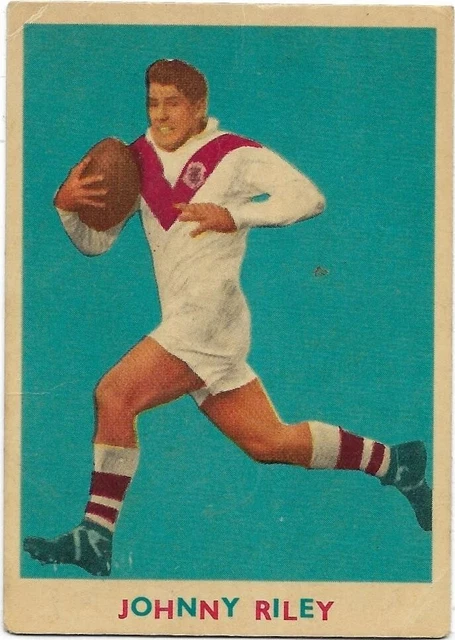 1963 NRL RUGBY League Scanlens (10) Johnny RILEY $650.00 - PicClick AU
