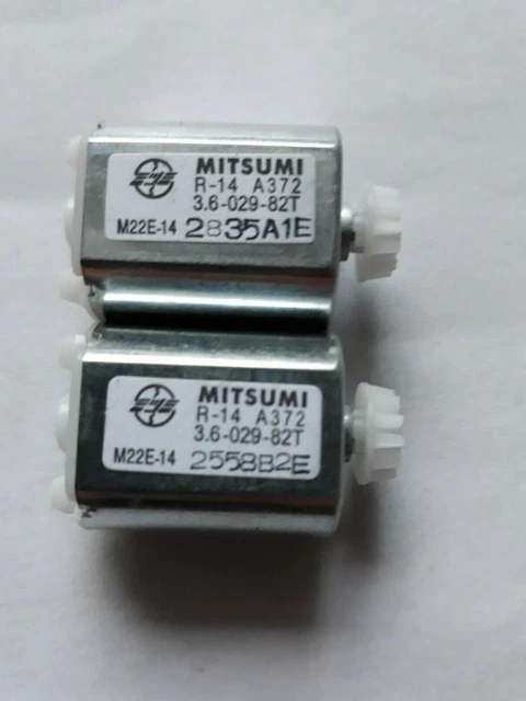 2 MITSUMI FÜR Kleingeräte Rotor 12V Elektromotor Spindel Motor ...