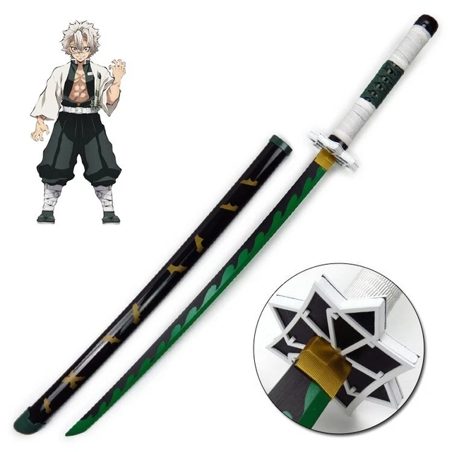 DEMON SLAYER SANEMI Shinazugawa Nichirin Sword Anime Cosplay 104cm ...