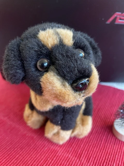 LIVING NATURE PLUSH Puppy Dog Toy Baby Rottweiler Vgc Cute £3.31 ...