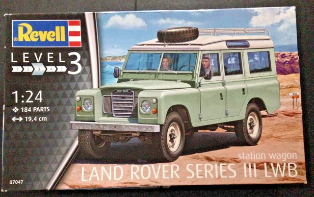 UNOPENED NEW REVELL 1/24 Scale Model Kit Land Rover Series III LWB ...