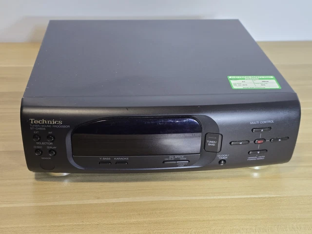 TECHNICS ST-CH505 TUNER Sound Processor Separates Stack System Tested ...