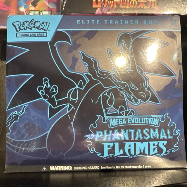 POKEMON TCG MEGA Evolutions Phantasmal Flames Elite Trainer Box ETB ...