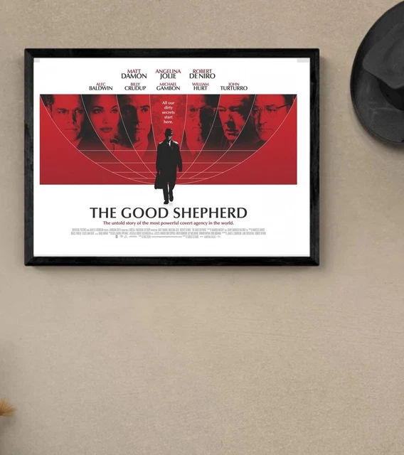 &THE GOOD SHEPHERD& Film Theatrical Release Poster 2006 A3 Framed ...