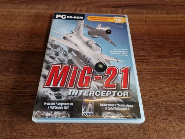 MIG-21 INTERCEPTOR PC Game - Expansion For Flight Simulator 2002 £9.99 ...