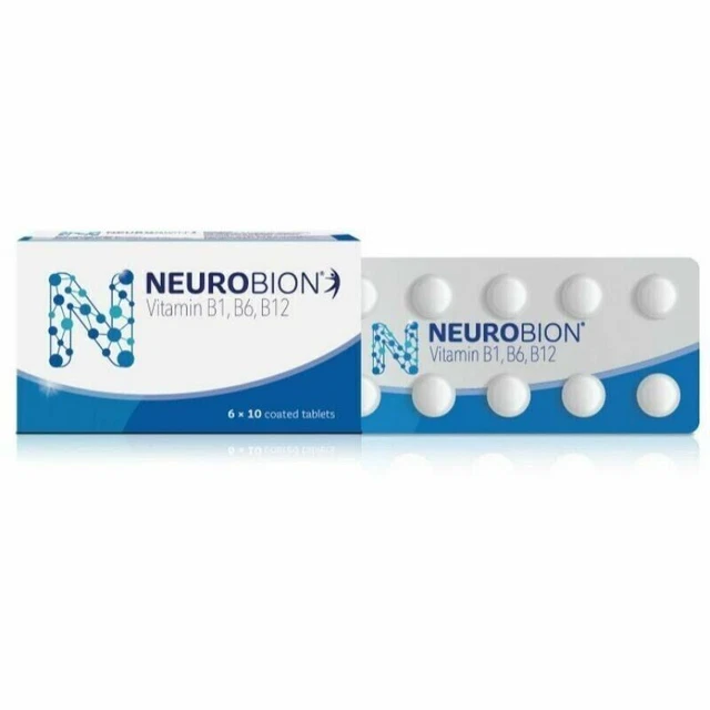 NEUROBION VITAMIN B Complex B1, B6, B12 for Nerve Relief & Numbness 60 ...