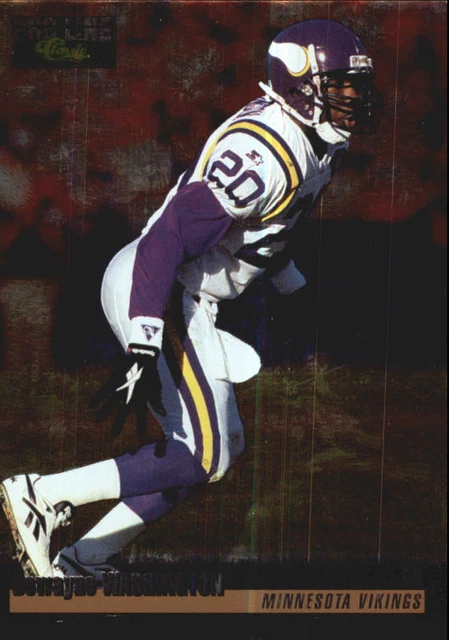 CARTE DE FOOTBALL 1995 Pro Line argent Vikings du Minnesota #102 ...