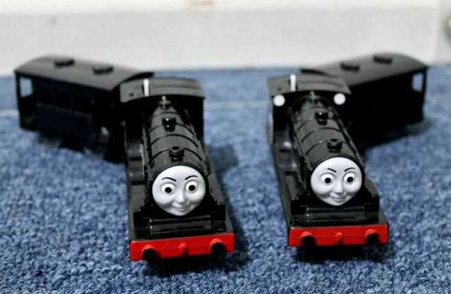 THOMAS AND FRIENDS Trackmaster Donald and Douglas avec Brakevan Mattel ...